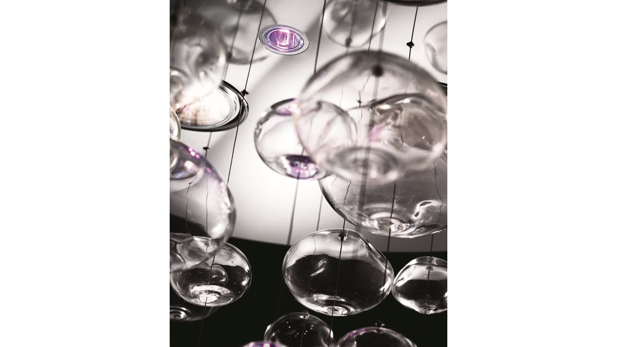 Ether – Hand-blown Glass Suspension – Patrick Jouin for Leucos